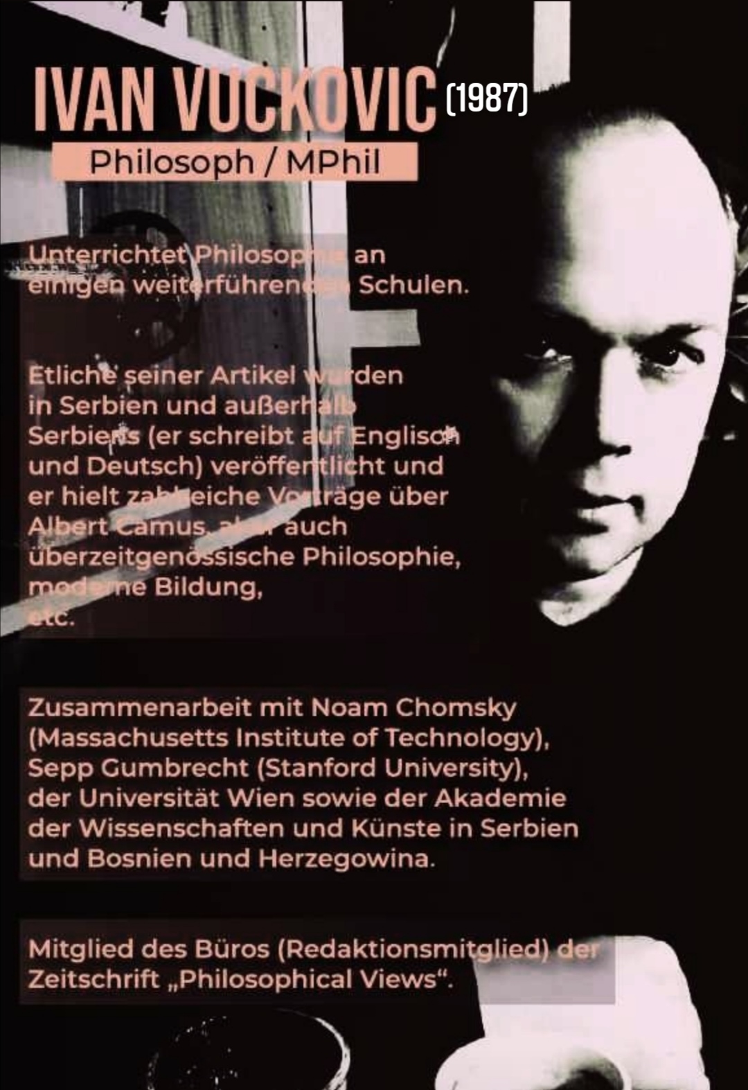 Ivan Vuckovic, Autor bei Tabula Rasa Magazin