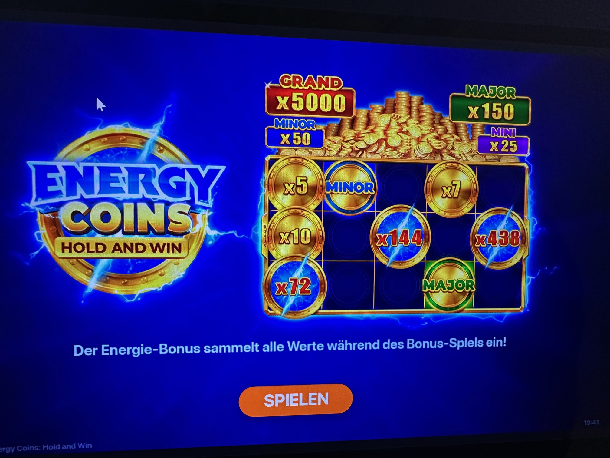 Eine detaillierte Betrachtung der Energy Coins Hold and Win Demo